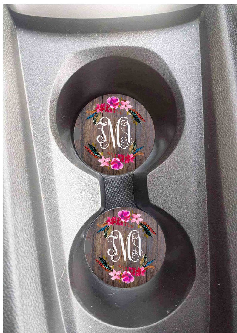 Personalized Car Coasters Monogrammed Car Coasters - Etsy