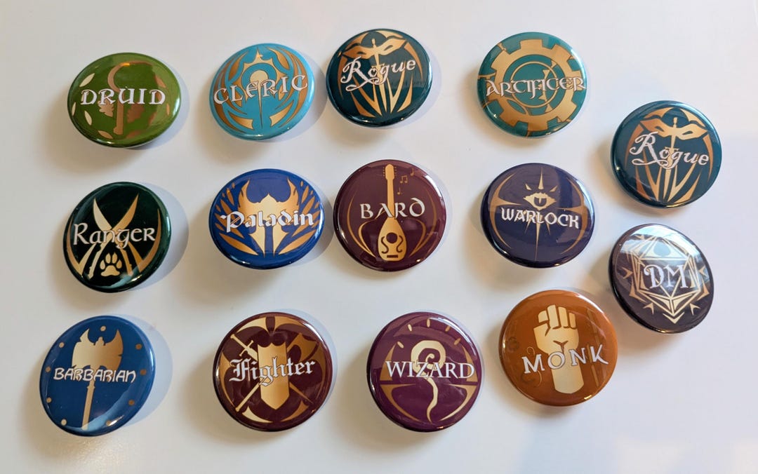 D&D Pins - Etsy