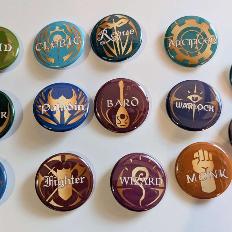 Dnd Enamel Pin - Etsy