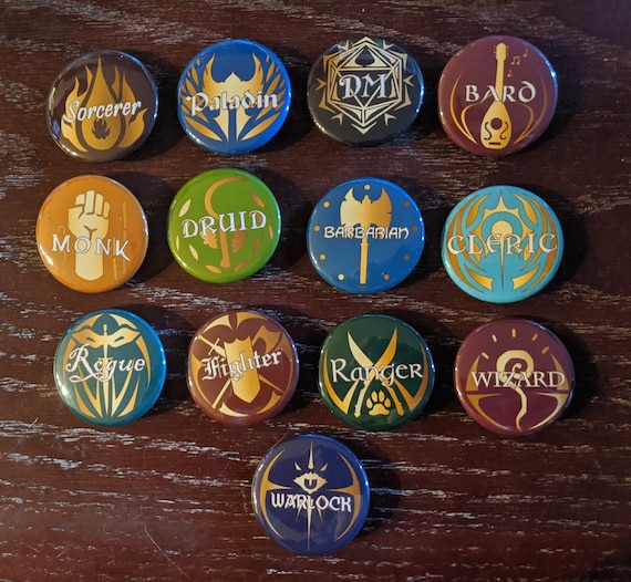 D&D Pins - Etsy