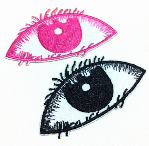 Punk Patch 1 Pair Beauty Eyes Black or Pink 8.5 X 4.5 Cm | Etsy
