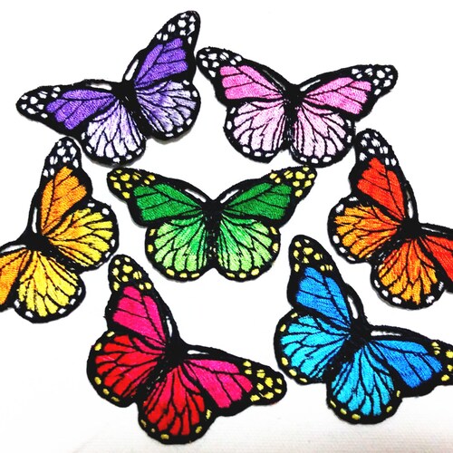 4cm Gradual Stereo Embroidery Fabric Beaded Multi Color Flower | Etsy