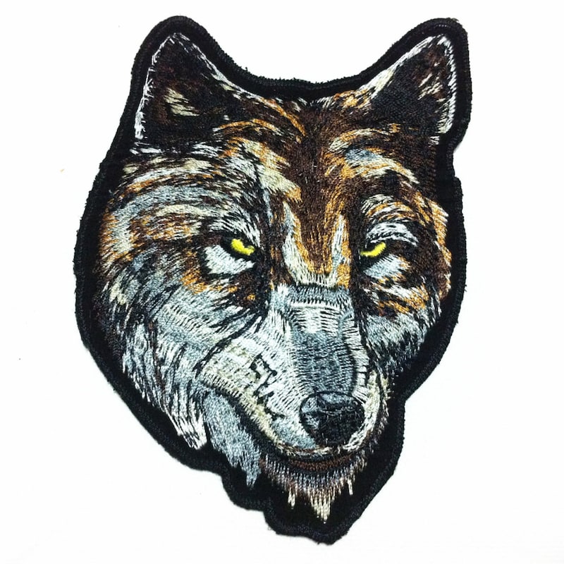 Wolf Applique - Etsy