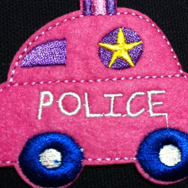 Pink Police Patch - Etsy
