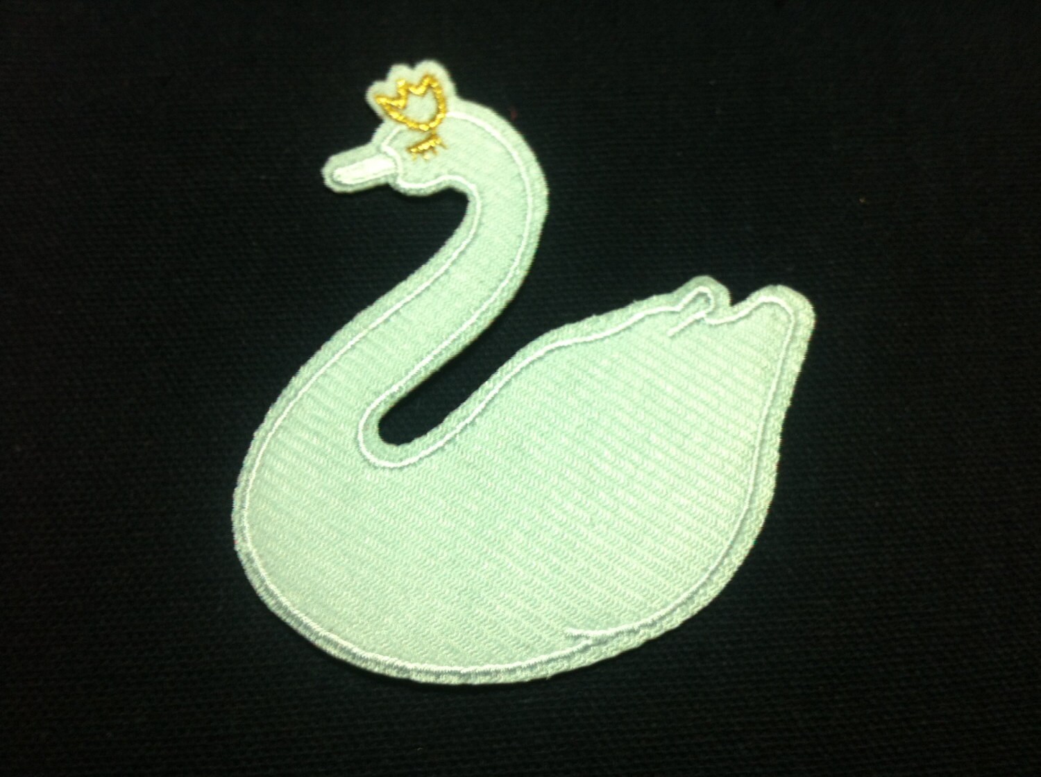 Cartoon White Swan 8 x 8.8 cm Kids Patch Embroidered | Etsy