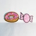 Cutie Pink Donuts Candy Sweet Kids Patch Embroidered Applique - Etsy