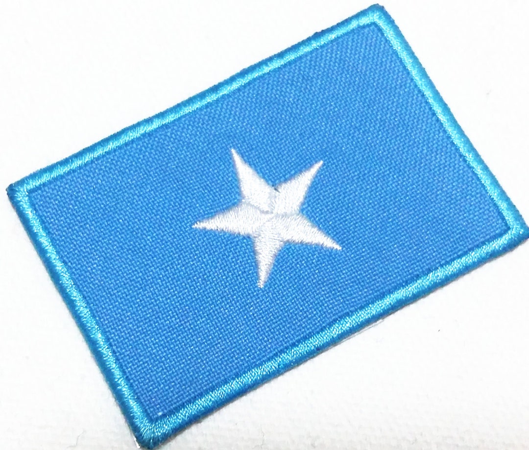 Somali Flag 6 X 4 Cm Embroidered Iron on Applique Patch World Flag KT - Etsy Australia