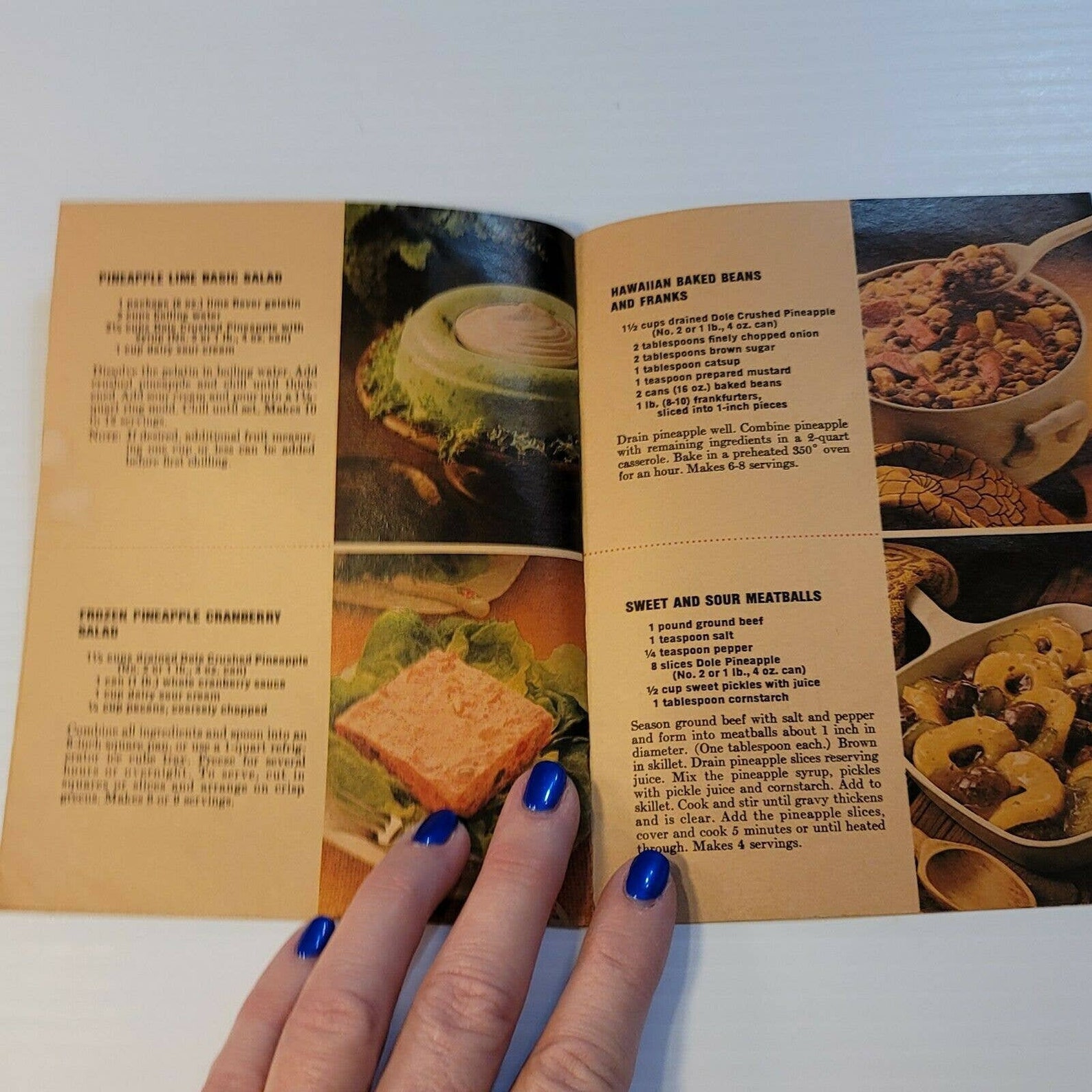 The Pineapple Cookbook Booklet Dole Company Hawaii Vintage Advertising ...