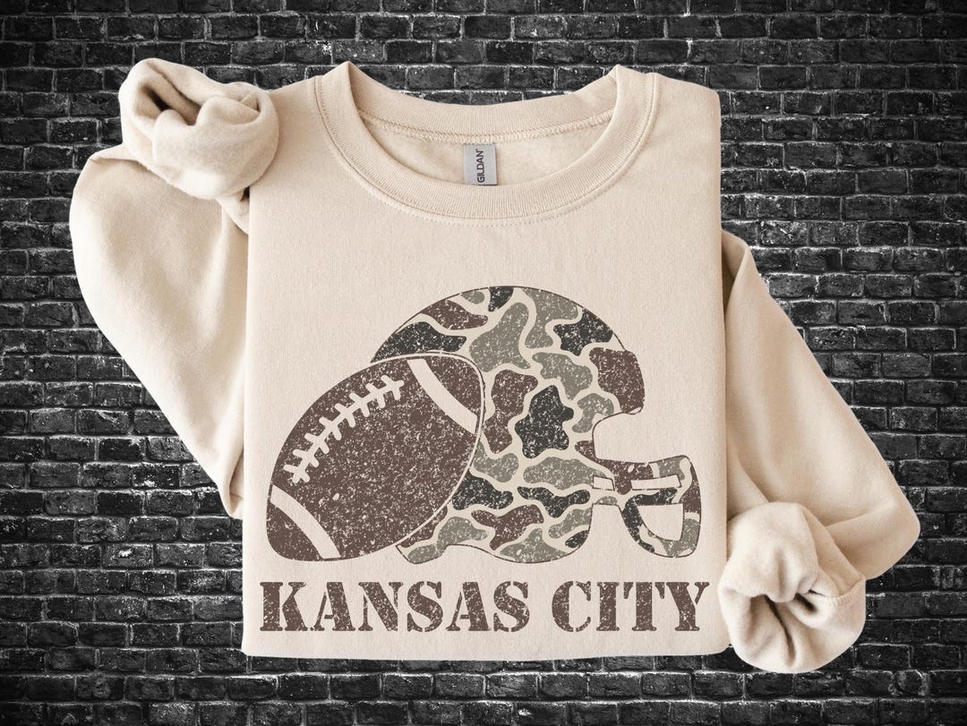 Kansas City Duck Camo Football Helmet | PNG File | Digital Design ...