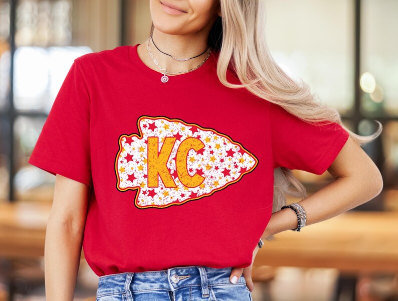 KC Arrow With Stars 300dpi Digital Design Dtg DTF Screen Print Instant ...