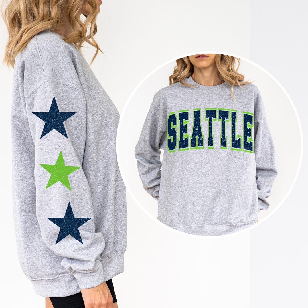 Seattle Varsity Stars Oversized 2 Designs | PNG Digital Design ...