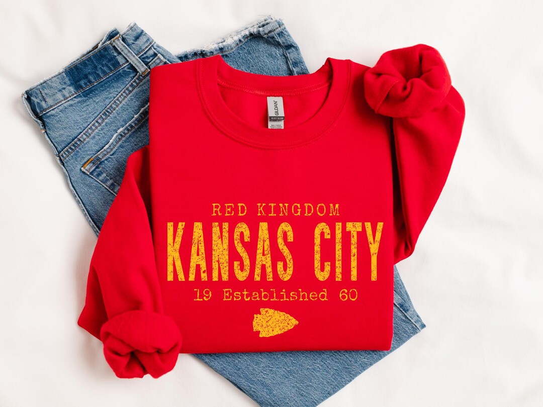 Vintage Kansas City Red Kingdom 4 Color Options PNG 300dpi Digital ...