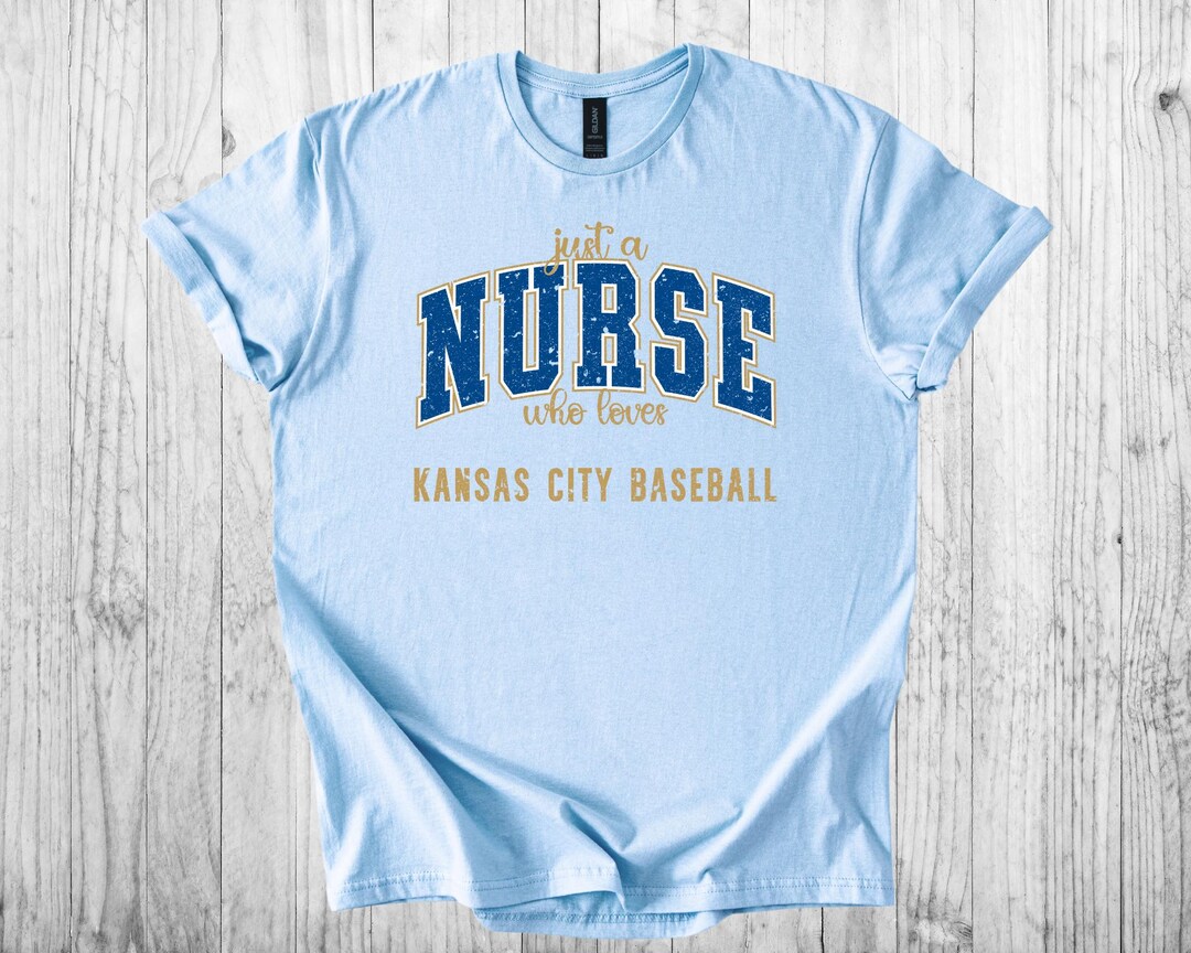 Just a Nurse Who Loves Kansas City Baseball | PNG 300dpi | Digital ...