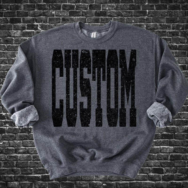 Split Mascot Sweatshirt - Etsy