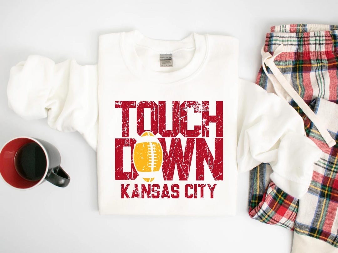 Kansas City Touchdown Grunge PNG 300dpi Digital Design Sublimation DTF ...