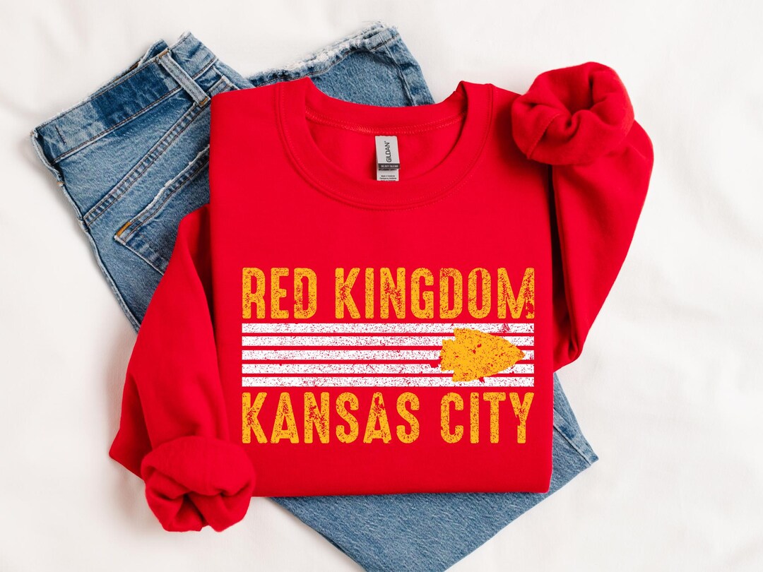 Kansas City Red Kingdom With Arrow Distressed | PNG 300dpi | Digital ...