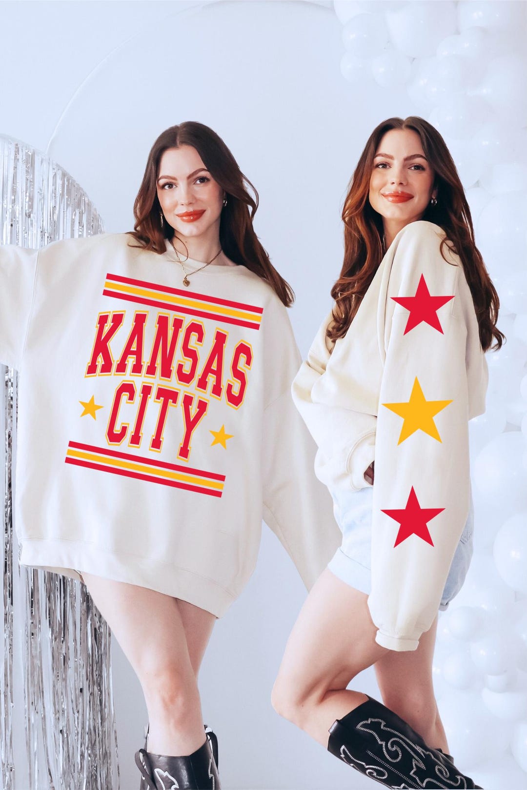 Kansas City Varsity Oversized With Stars | PNG Digital File | Instant ...