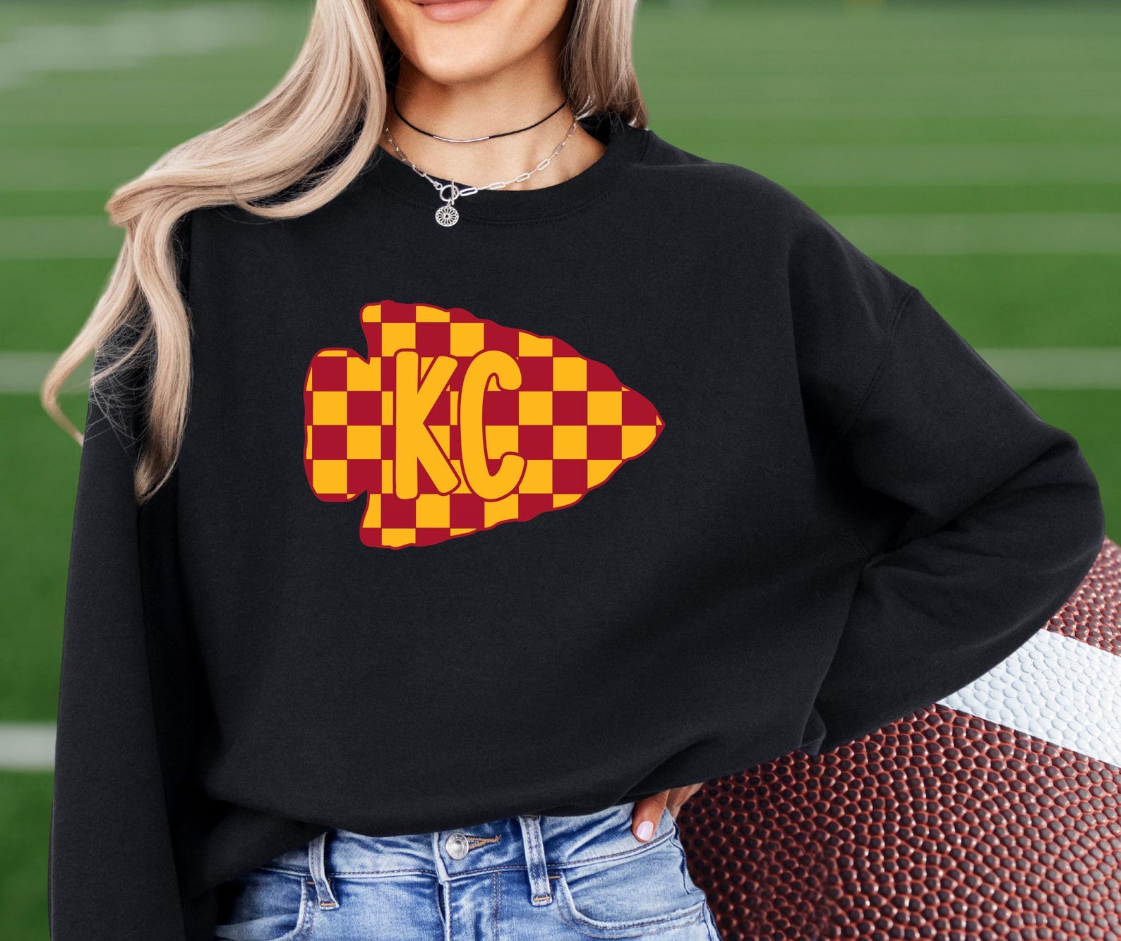 KC Retro Arrow Red and Yellow Checkered - PNG 300dpi - Digital Design ...