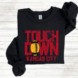 Kansas City Touchdown Grunge PNG 300dpi Digital Design Sublimation DTF ...