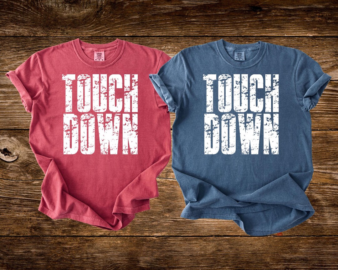 Touchdown Grunge | PNG 300dpi | Digital Design | DTF | Screen Print ...