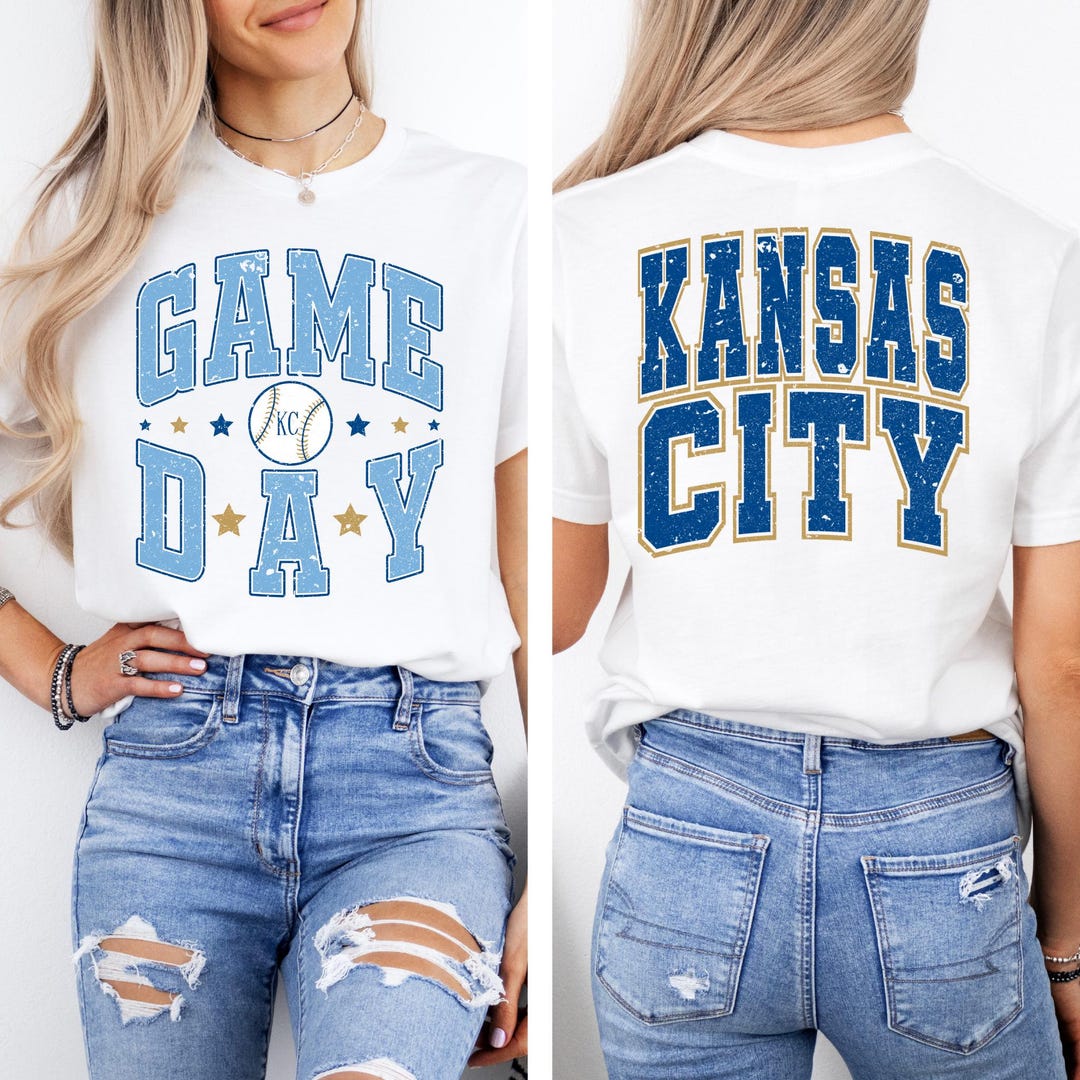 KC Kansas City Baseball Game Day | PNG 300dpi | Digital Design | DTF ...