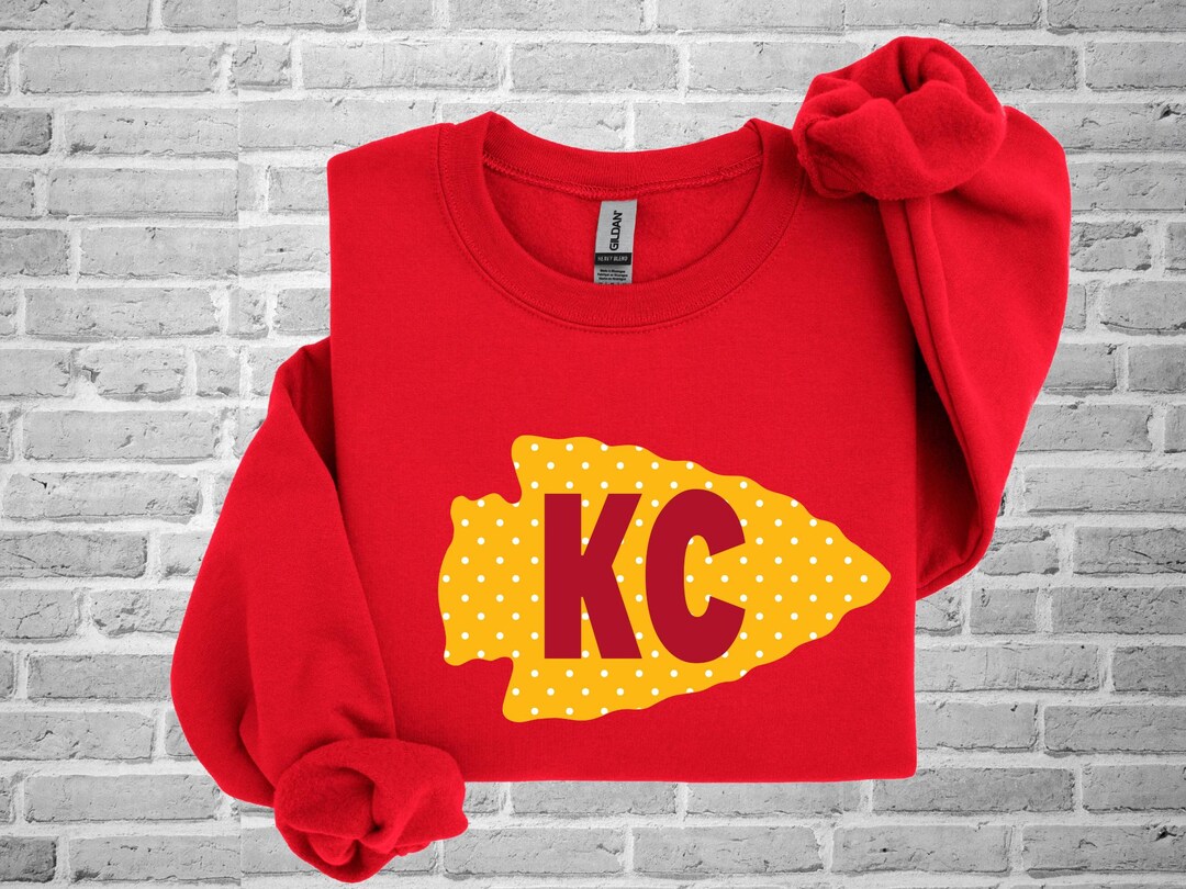 KC Gold White Polka Dot Arrow - PNG 300dpi - Digital Design ...