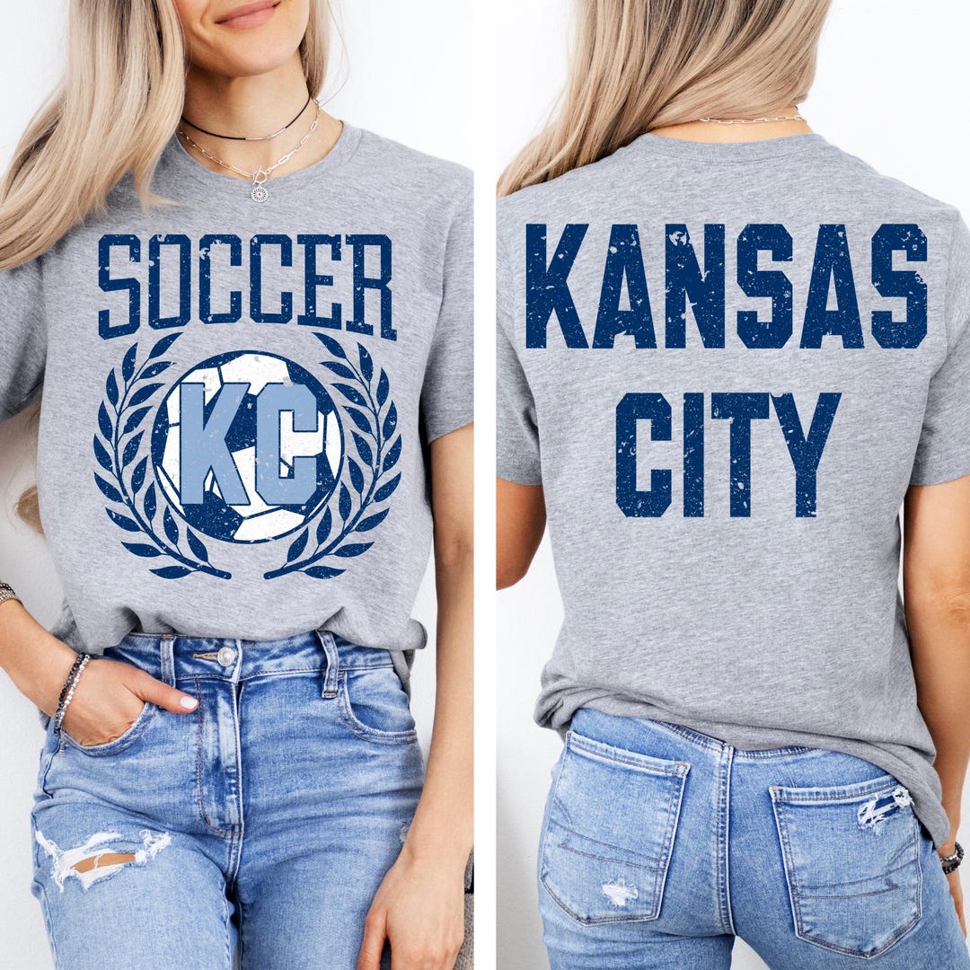 KC Soccer Crest Blues Front Back Designs | PNG 300dpi | Digital Design ...