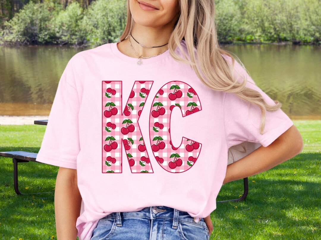KC Kansas City Summer Cherries | PNG 300dpi | Digital Design | DTF ...