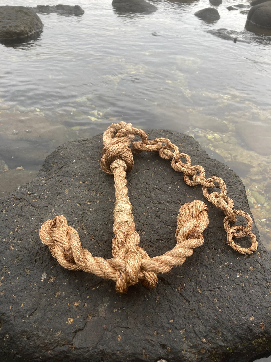 HANDMADE ROPE ANCHOR for Nautical Decor Boat or Home - Etsy
