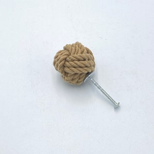 ROPE DRAWER KNOBS Handmade for Drawers, Doors and Cupboards Using the ...