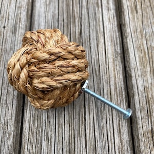 ROPE DRAWER KNOBS Handmade for Drawers, Doors and Cupboards Using the ...