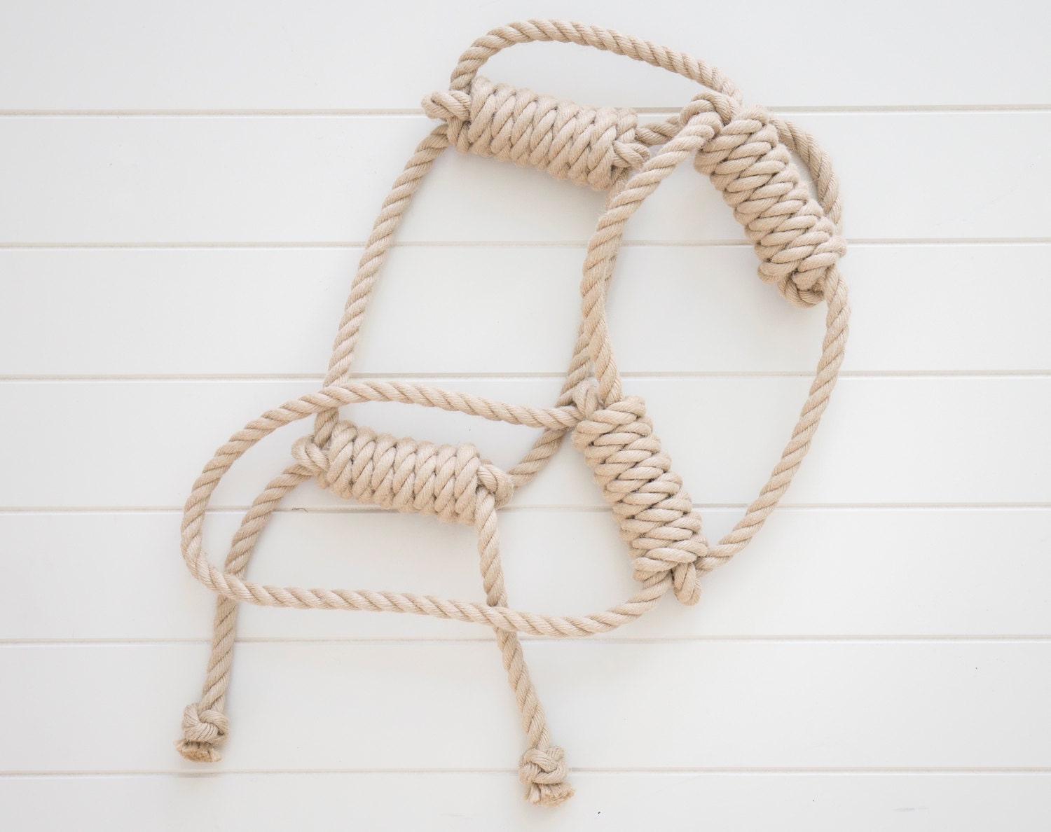 NAUTICAL ROPE LADDER Handmade Traditional Ladder All Rope - Etsy Australia