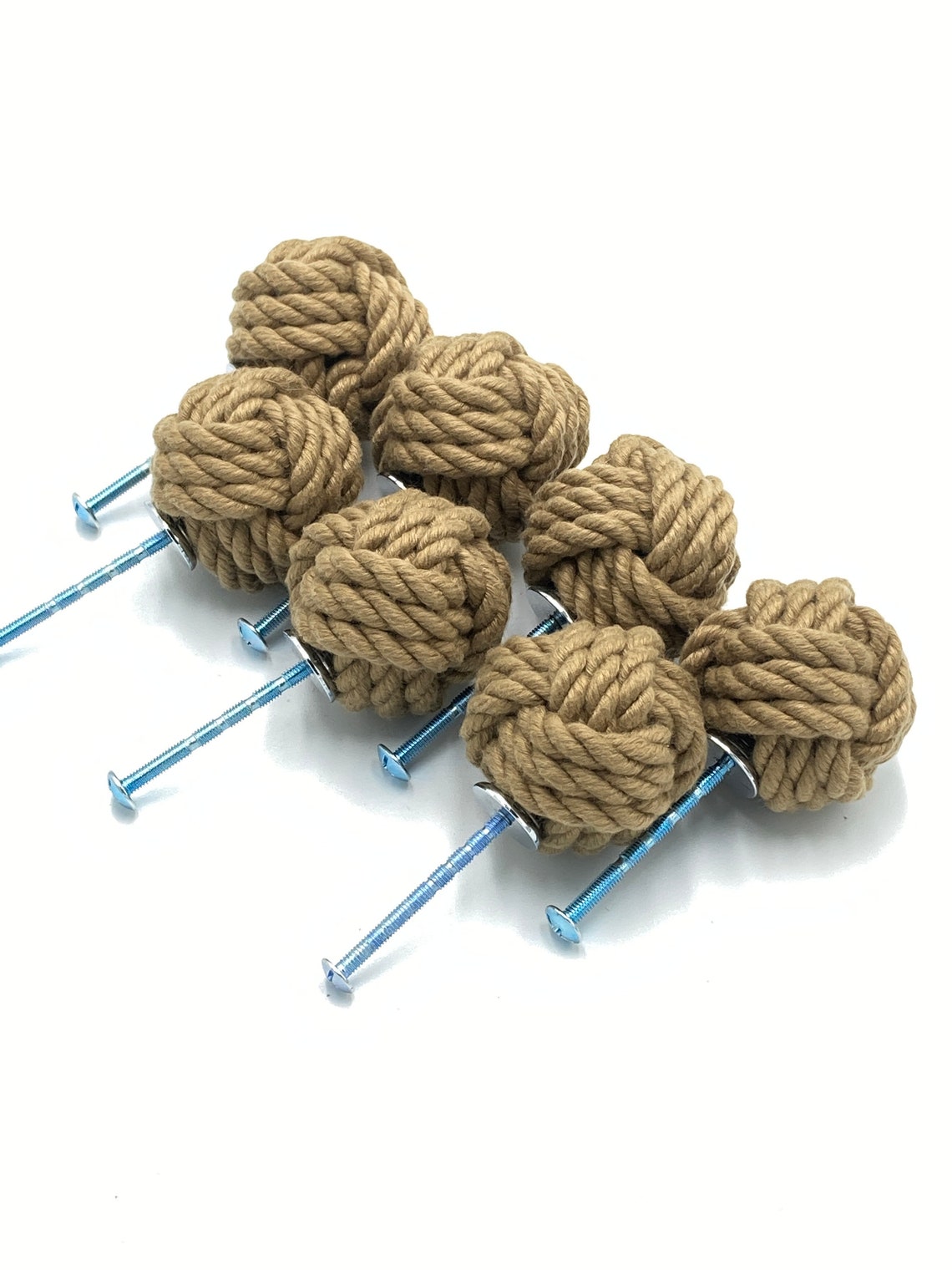 ROPE DRAWER KNOBS Handmade for Drawers Doors and Cupboards - Etsy