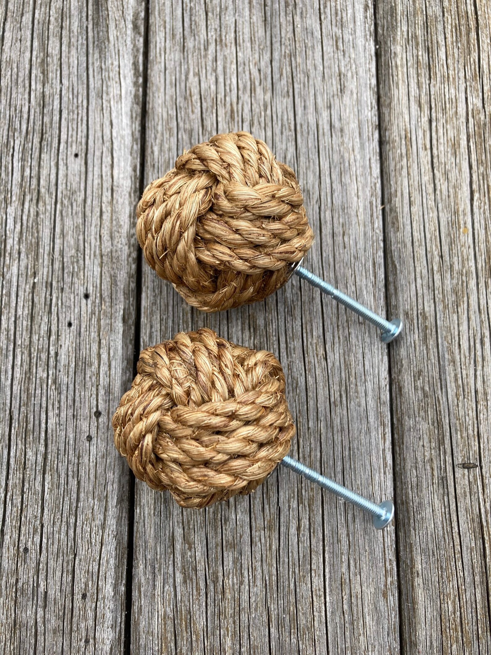 ROPE DRAWER KNOBS Handmade for Drawers, Doors and Cupboards Using the ...