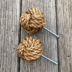 ROPE DRAWER KNOBS Handmade for Drawers, Doors and Cupboards Using the ...