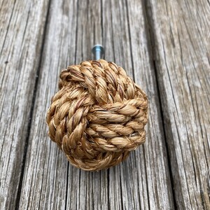ROPE DRAWER KNOBS Handmade for Drawers, Doors and Cupboards Using the ...