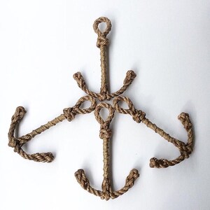 HANDMADE ROPE ANCHOR for Nautical Decor, Boat or Home - Etsy