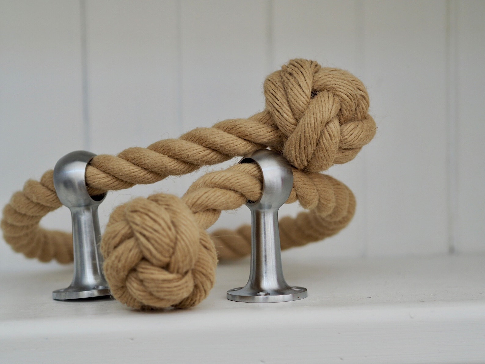 ROPE TOWEL RAIL Handmade With Natural Manila Rope for Bathroom - Etsy