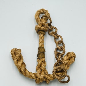 HANDMADE ROPE ANCHOR for Nautical Decor Boat or Home - Etsy