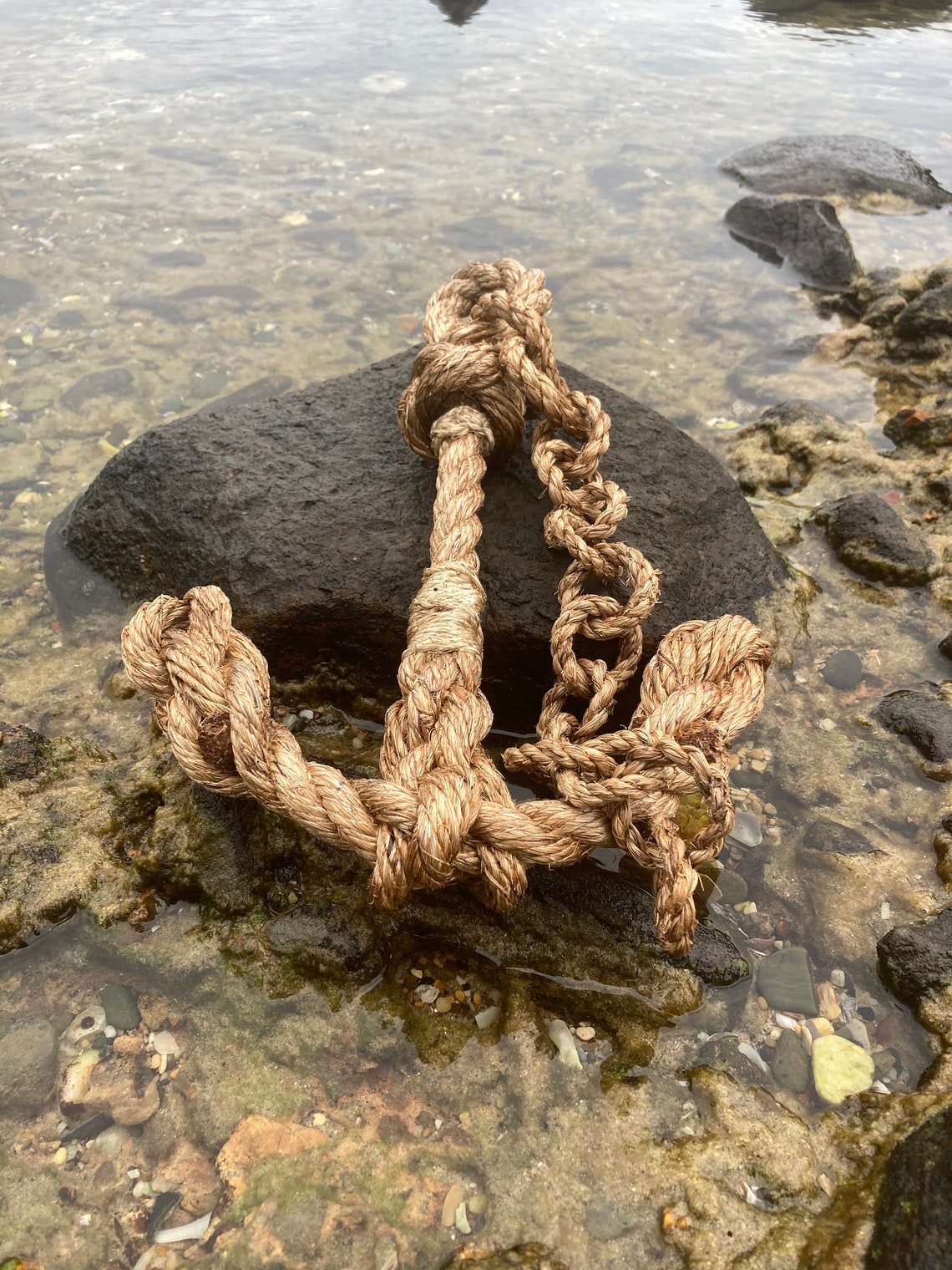 HANDMADE ROPE ANCHOR for Nautical Decor Boat or Home - Etsy