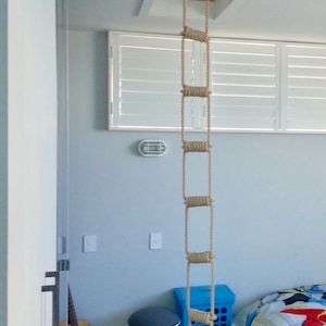 NAUTICAL ROPE LADDER Handmade Traditional Ladder All Rope Ladder - Etsy ...