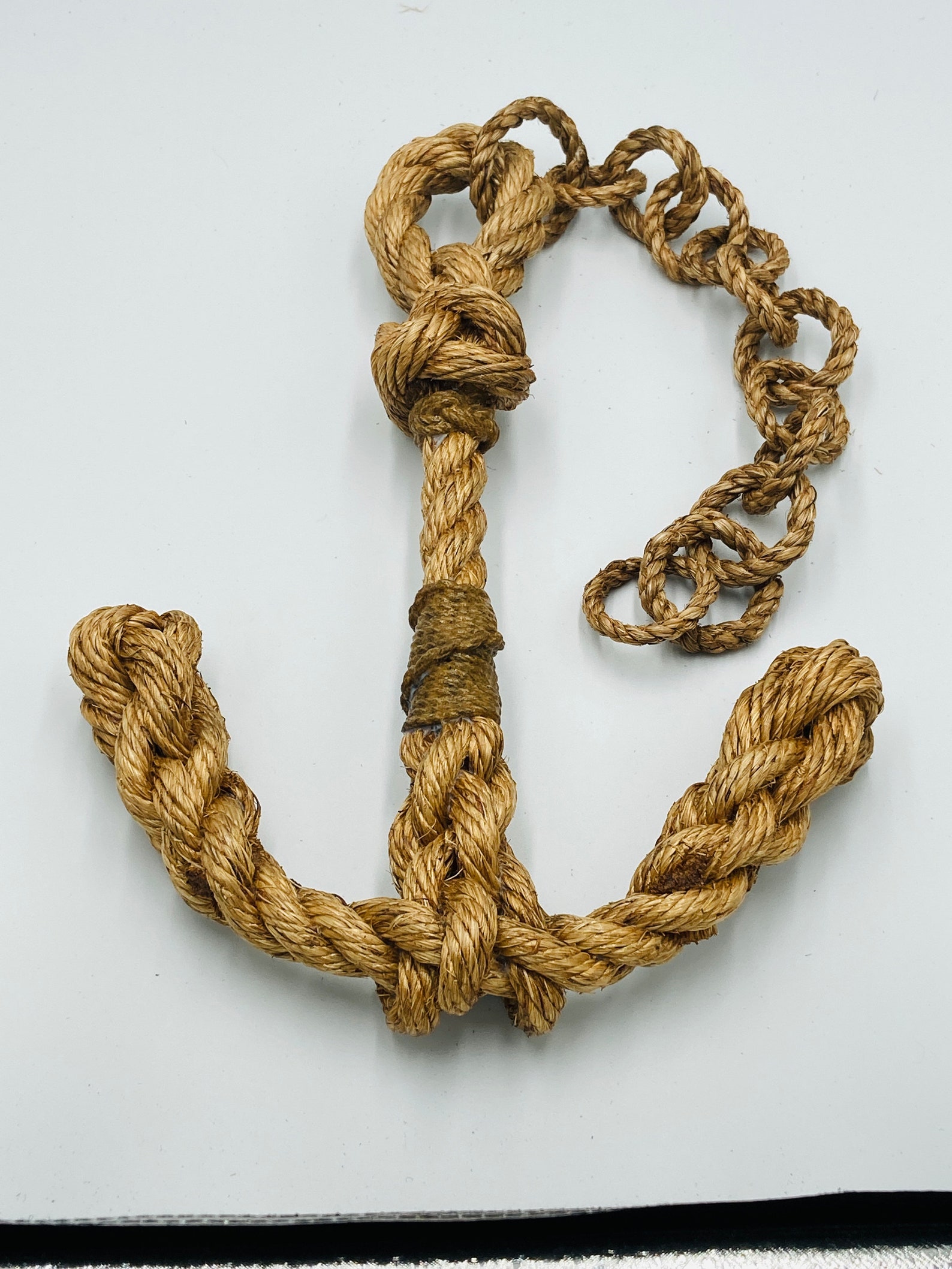 HANDMADE ROPE ANCHOR for Nautical Decor Boat or Home - Etsy