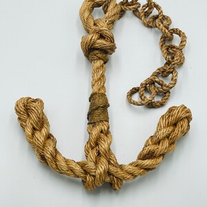 HANDMADE ROPE ANCHOR for Nautical Decor Boat or Home - Etsy