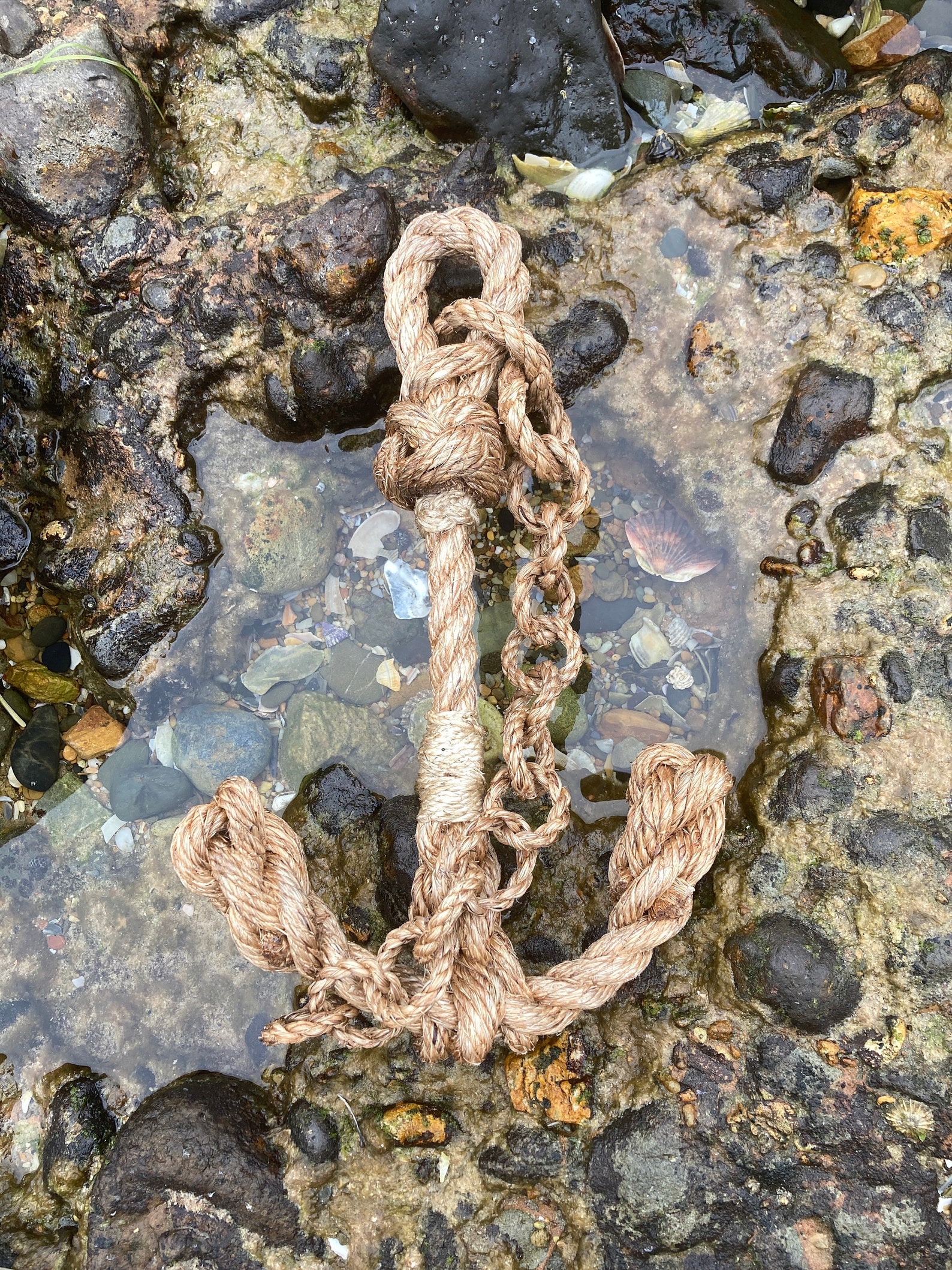 HANDMADE ROPE ANCHOR for Nautical Decor Boat or Home - Etsy