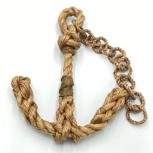 HANDMADE ROPE ANCHOR for Nautical Decor Boat or Home - Etsy