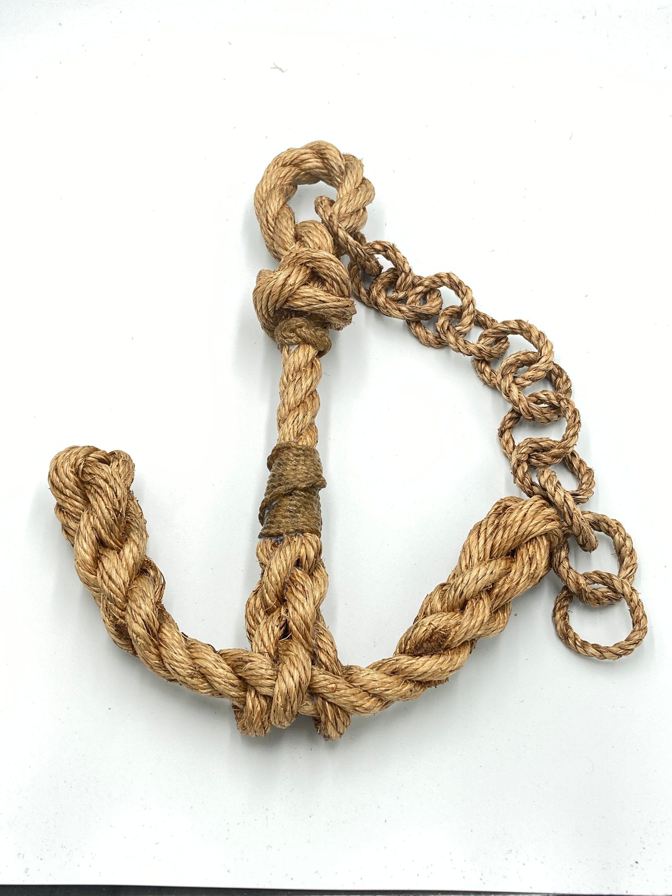 HANDMADE ROPE ANCHOR for Nautical Decor Boat or Home - Etsy