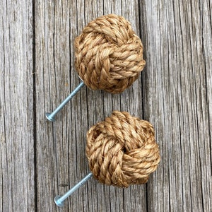 ROPE DRAWER KNOBS Handmade for Drawers, Doors and Cupboards Using the ...
