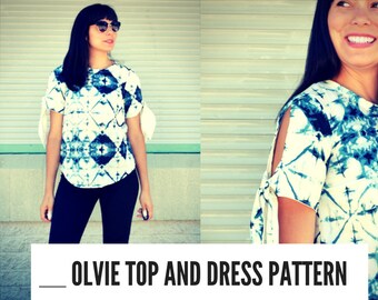 Anne Dress and Top PDF printable sewing pattern and Tutorial | Etsy