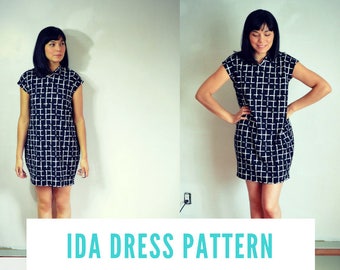 Anne Dress and Top PDF printable sewing pattern and Tutorial | Etsy