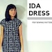 Ida Dress PDF Printable Sewing Pattern and Tutorial for Women - Etsy Canada